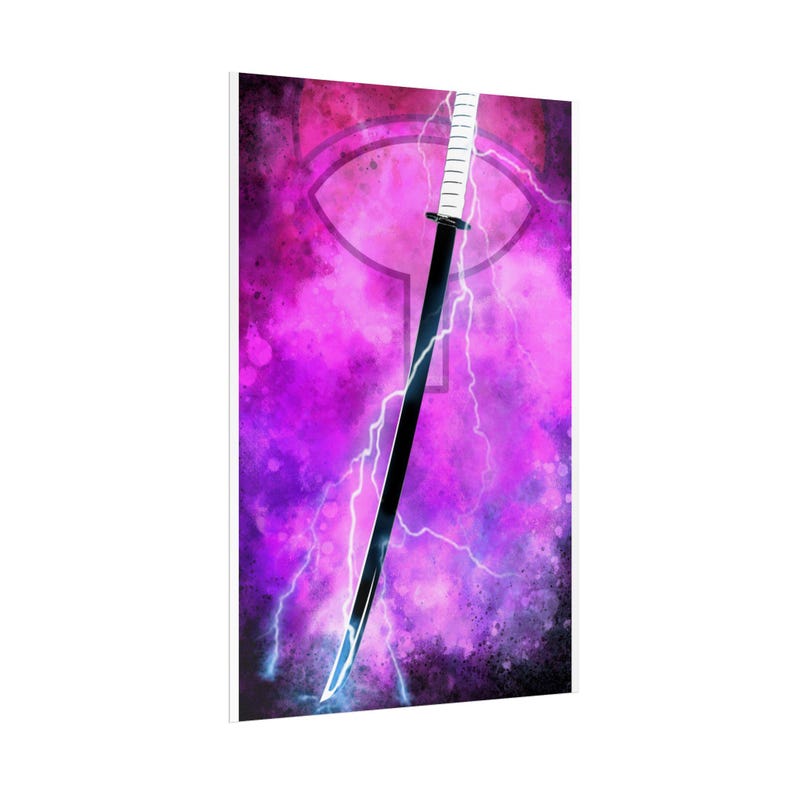 Naruto Chidori Blade Poster, Kakashi Lightning Blade Wall Art, Rolled ...