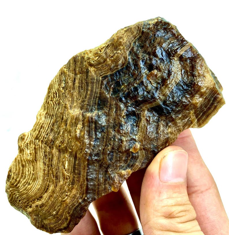 Natural Chocolate Calcite Free Form Crystal: Pakistan Origin, 310g ...