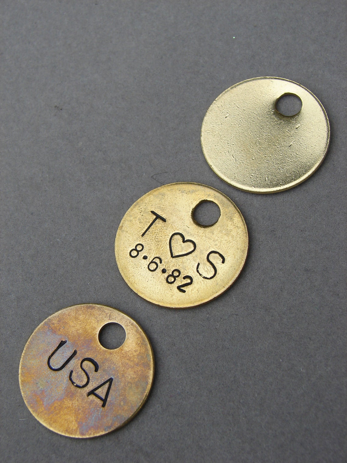 Brass Tags 1 Inch - Etsy