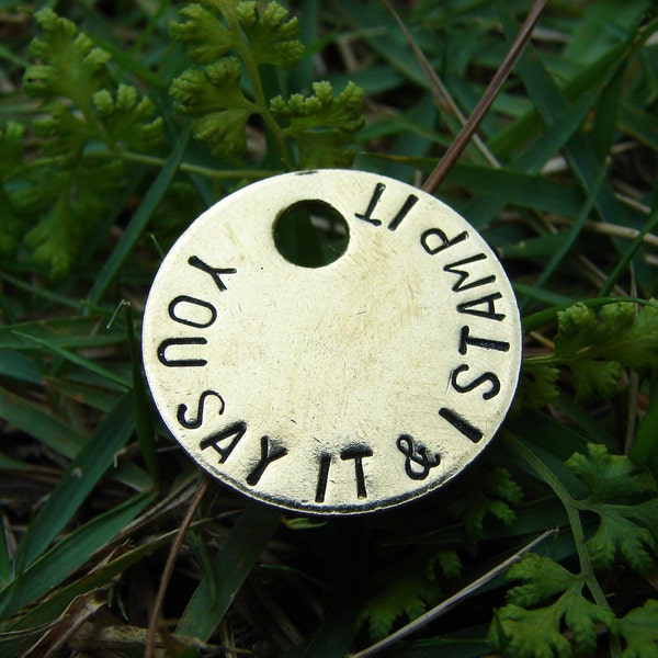Brass Tag - Etsy