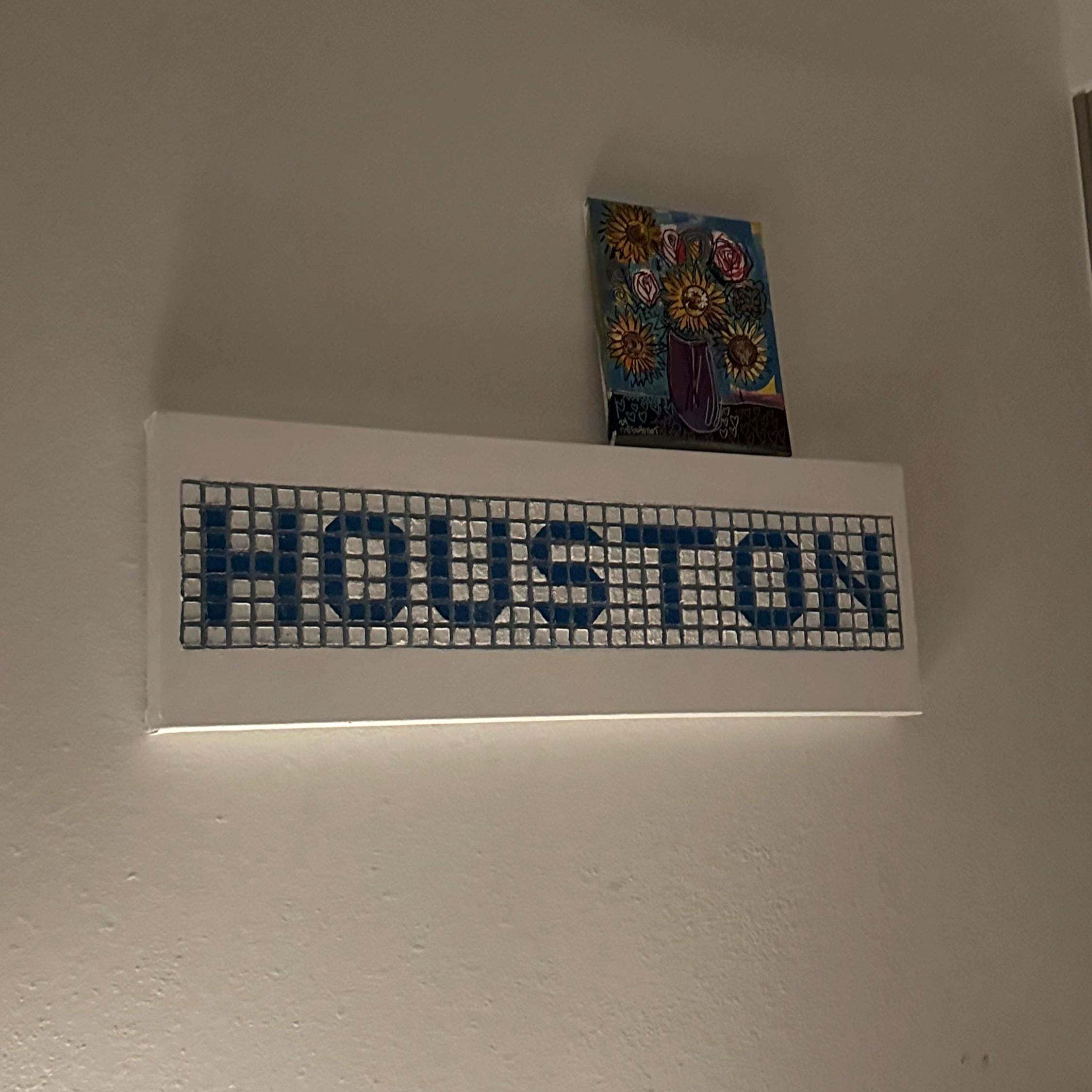 Houston Iconic Tile Painting - Etsy