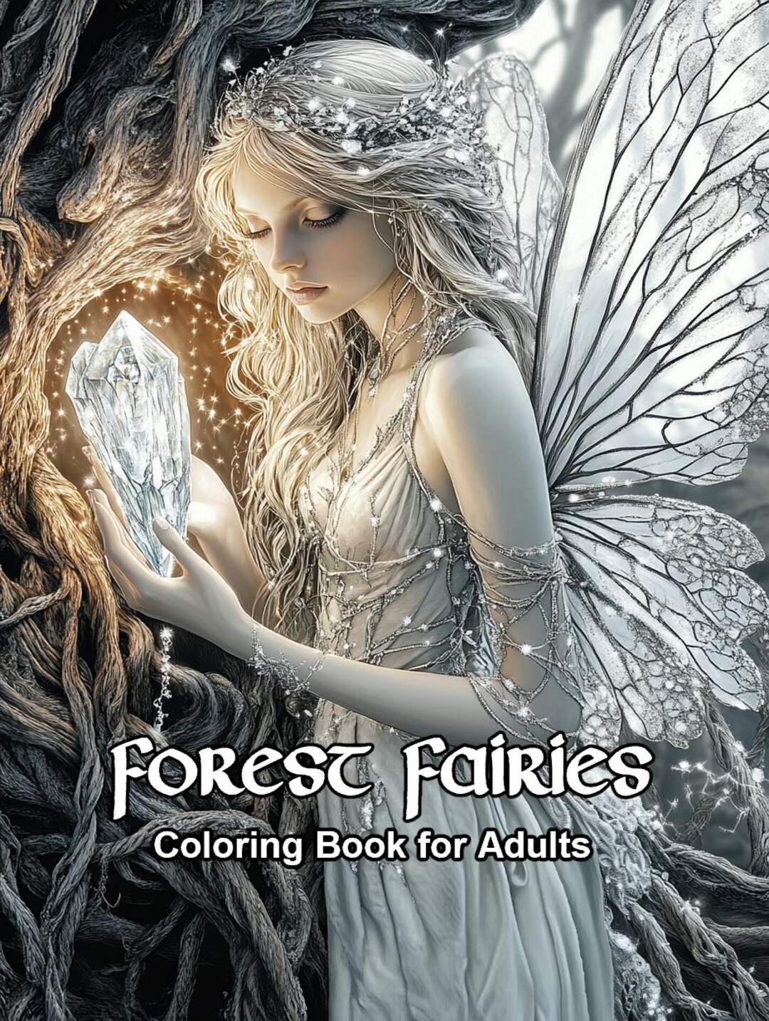 Forest Fairy Coloring Pages PDF | 60+ Fantasy Woodland Fairies, Magical ...