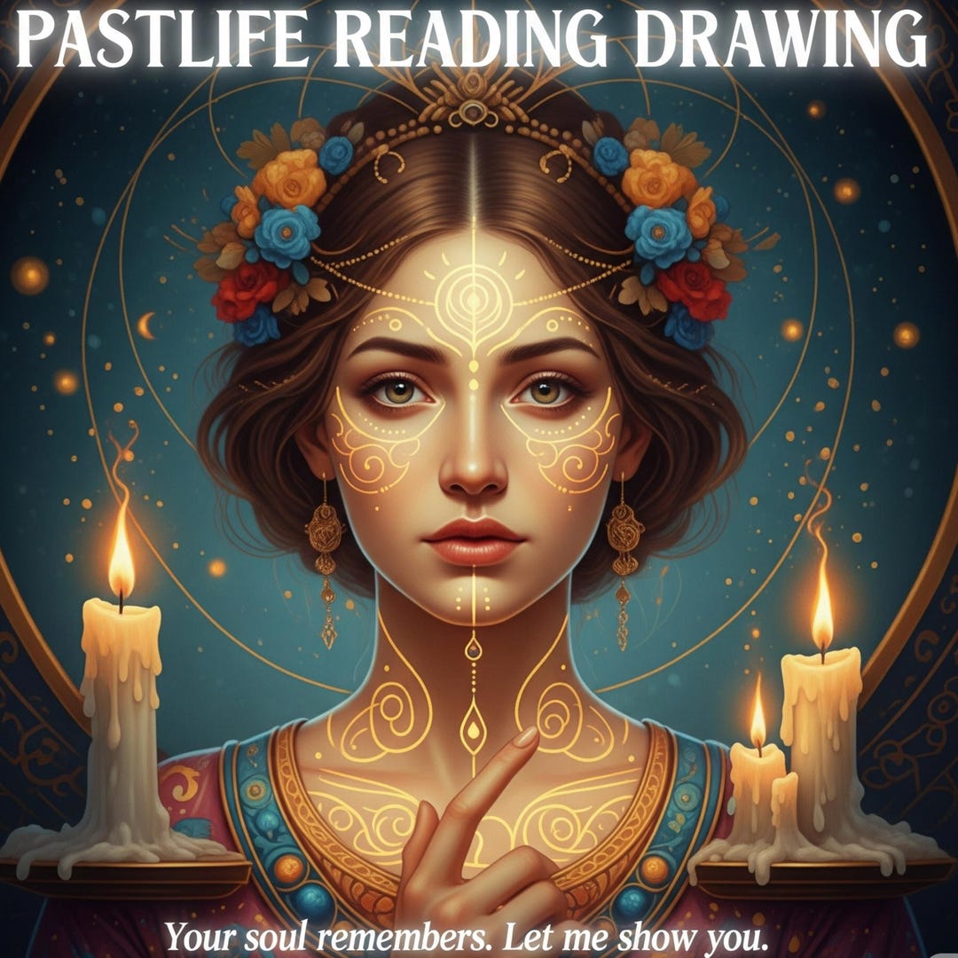 Past Life Drawing, No Tools Psychic Reading, Discover Who You Were ...