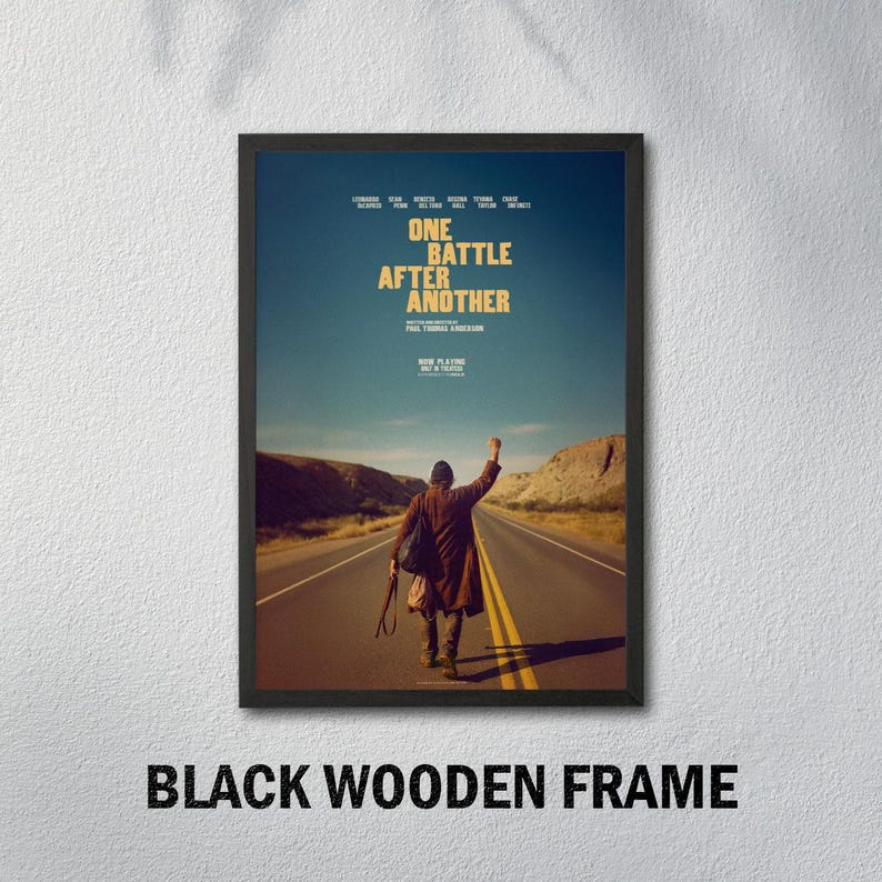 One Battle After Another Movie Poster - Paul Thomas Anderson Film ...