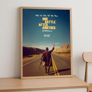 One Battle After Another Movie Poster - Paul Thomas Anderson Film ...