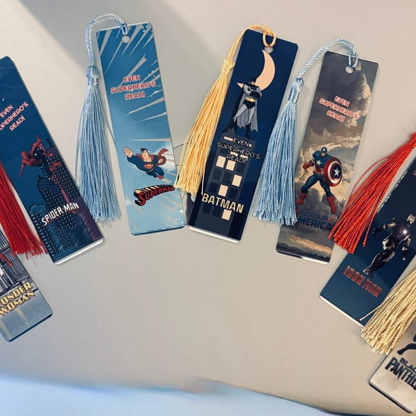 Avengers Bookmark - Etsy