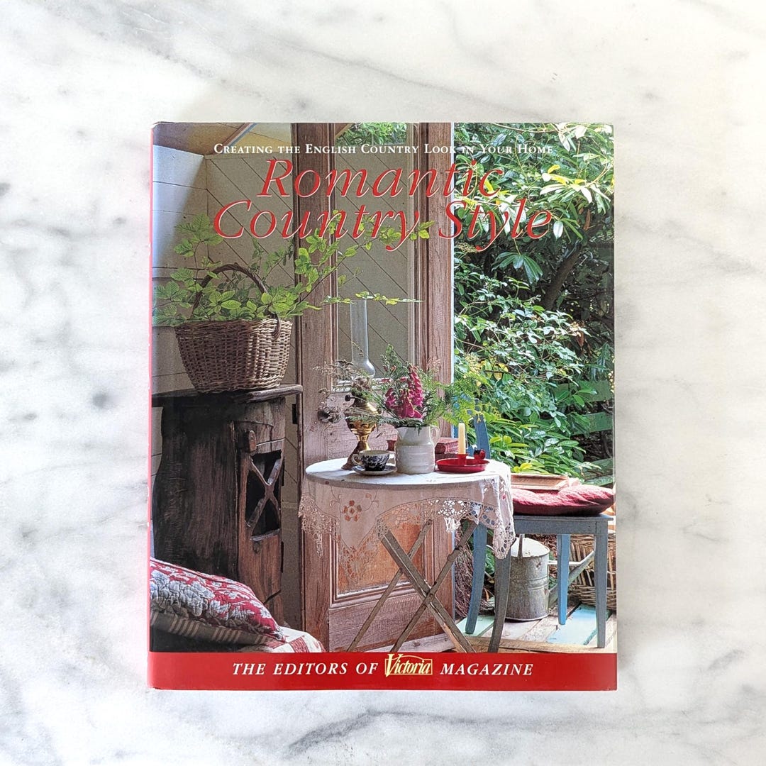 Romantic Country Style 1999 Hardcover Coffee Table Book - Etsy