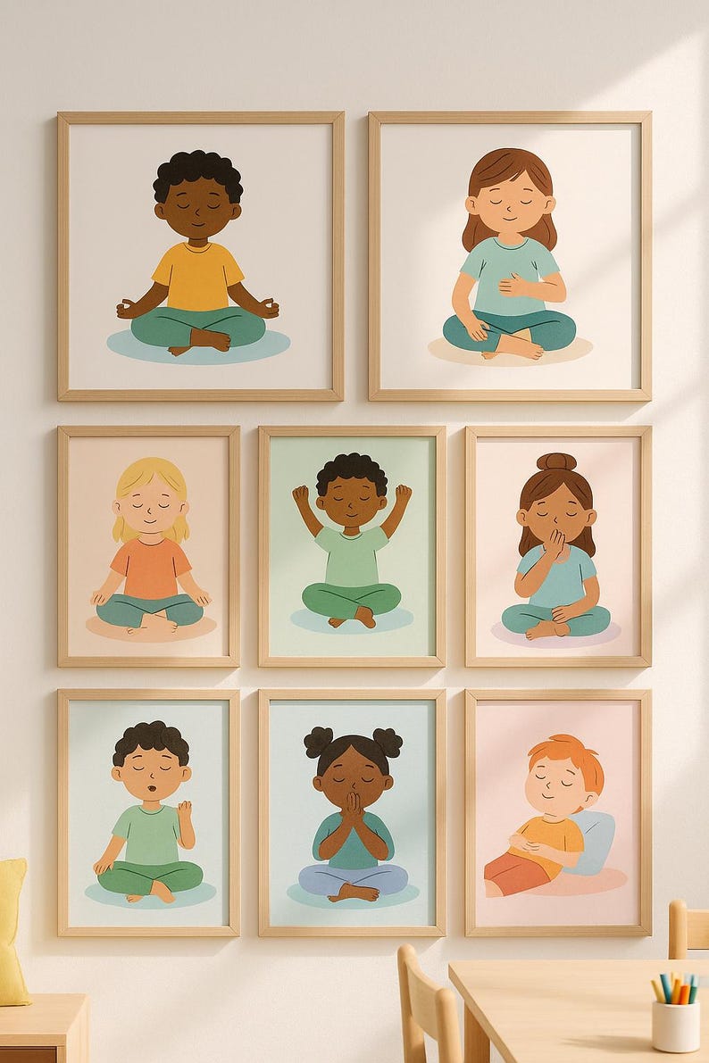 Calm Down Corner Posters 4 Printable Mindfulness Signs for Classroom ...