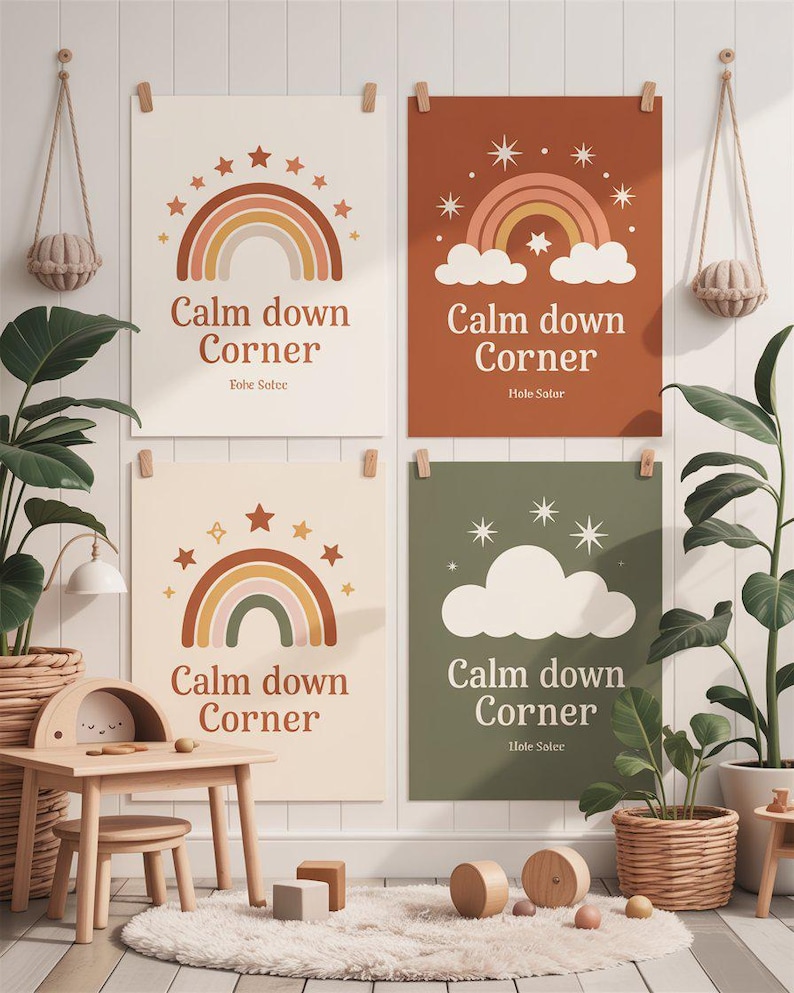 Printable Wall Art for Calm Down Corners | Classroom & Counseling Decor ...