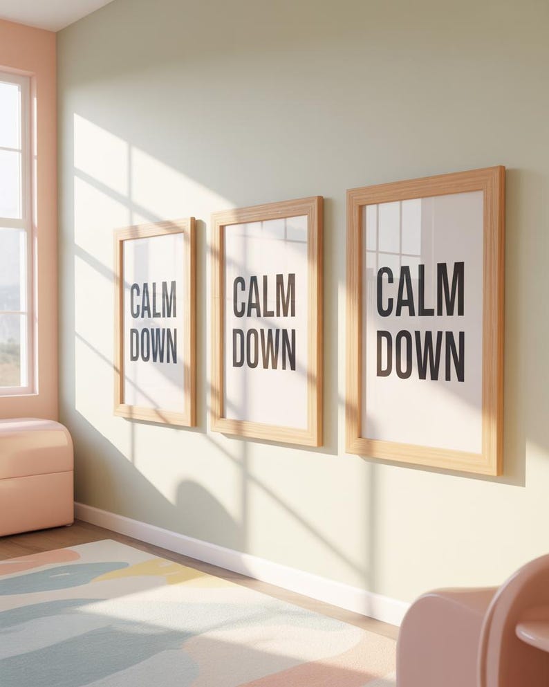 Calm Down Corner Posters 4 Printable Mindfulness Signs for Classroom ...