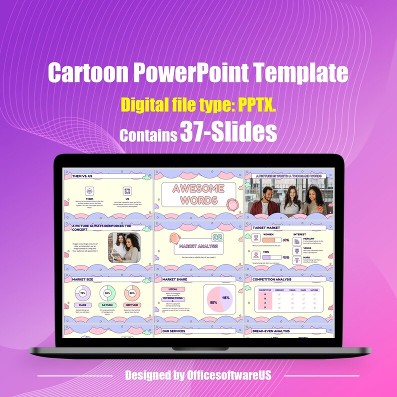 Cartoon Powerpoint Template丨timeline Template丨doodle Slides丨doodle ...
