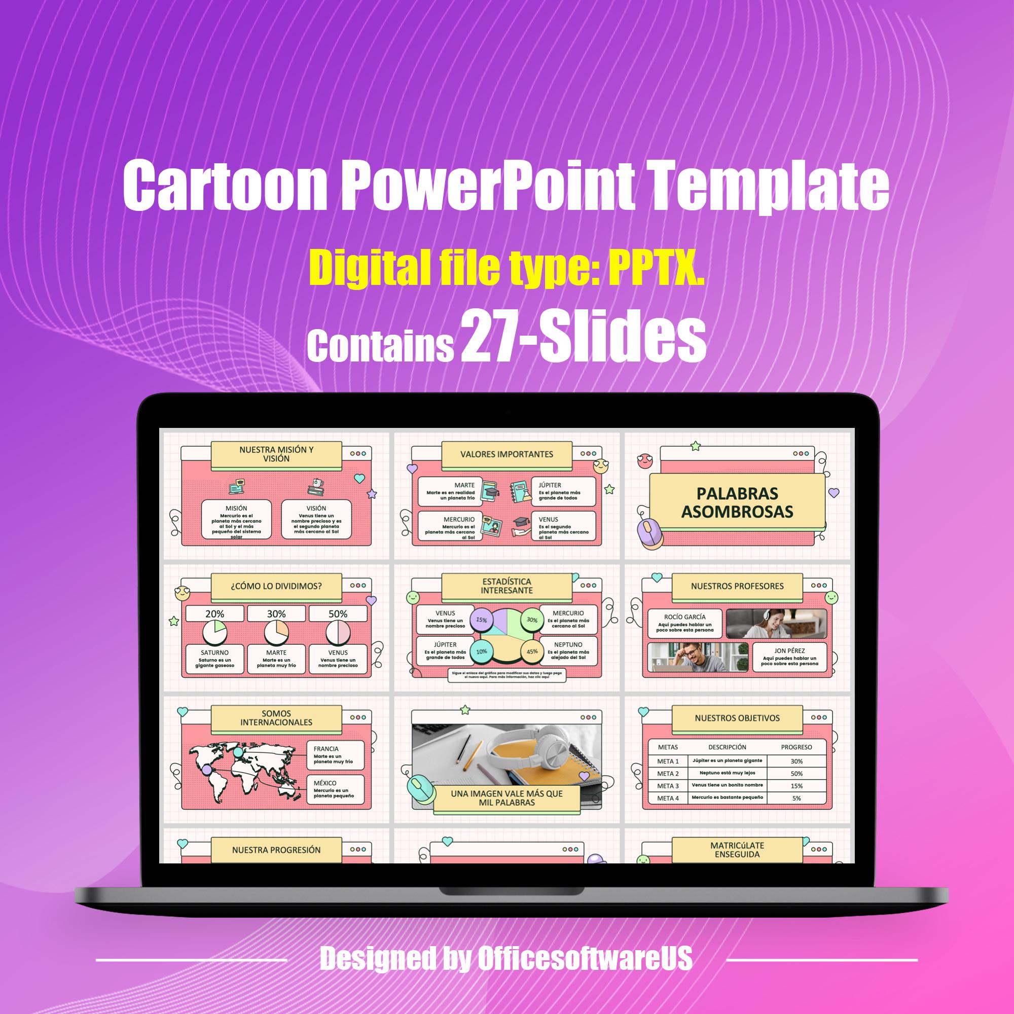 Cartoon Powerpoint Template丨timeline Template丨doodle Slides丨doodle ...