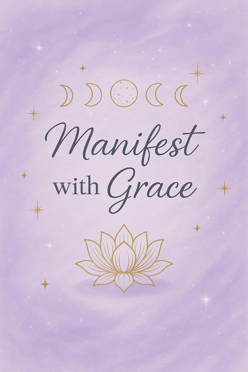 Manifest With Grace | Printable Manifestation & Gratitude Journal ...
