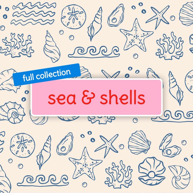 Sea & Shells Classroom Decor Collection | Sand - Etsy