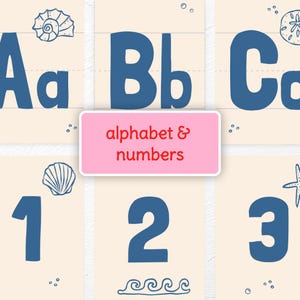 Sea & Shells Classroom Decor Collection | Sand - Etsy