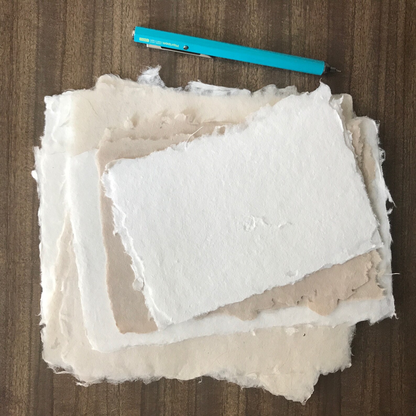 20 Sheets Small Handmade Paper Imperfect Sheets 5x7 4x6 - Etsy