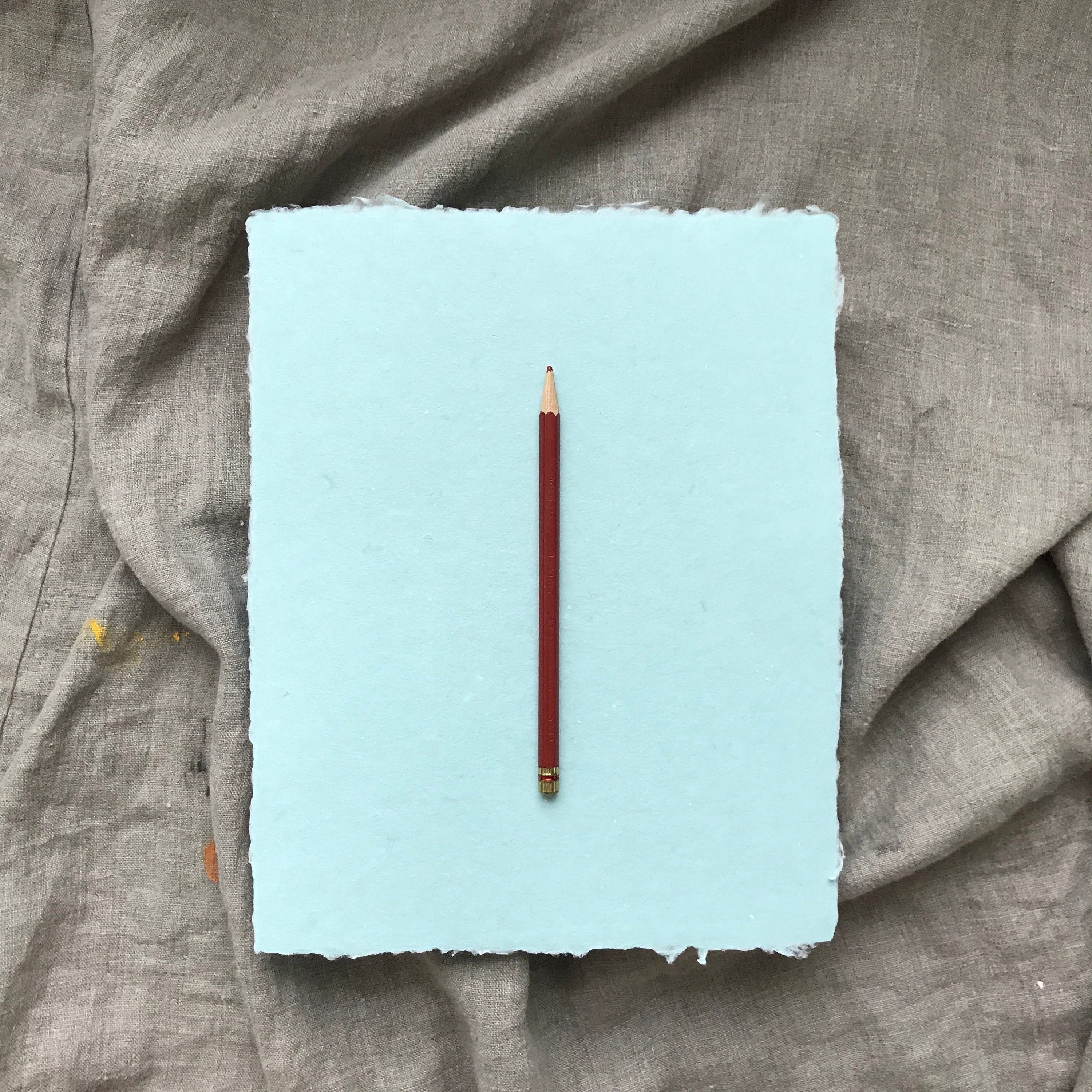 Handmade Paper 11x14 - Celadon Mixed Media Fine Art Paper - Etsy