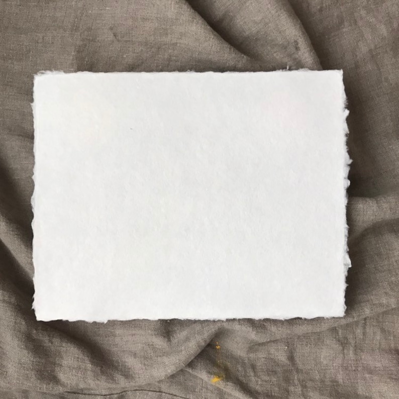 Handmade Paper 8x10 Blush Mixed Media Fine Art Paper - Etsy