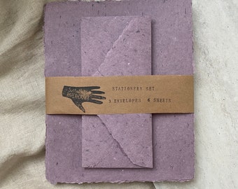 Purple Stationery | Etsy