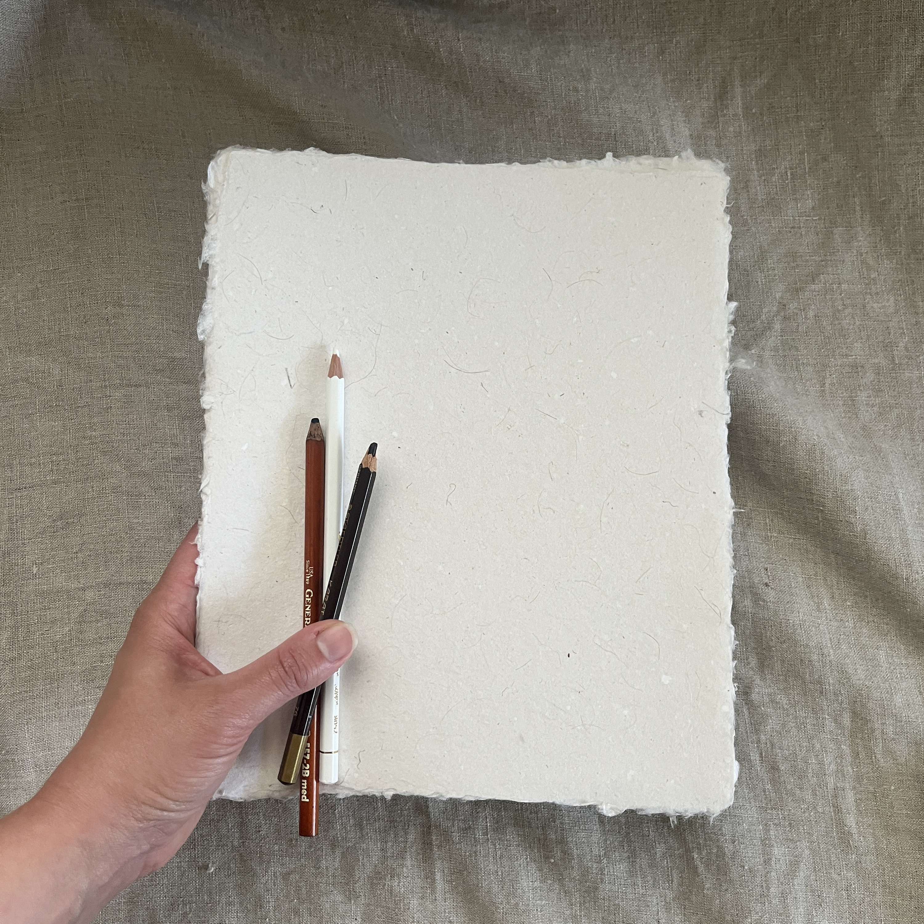 Antique White Handmade Paper - Ecosketch Drawing Paper - Sheets in 5x7 ...