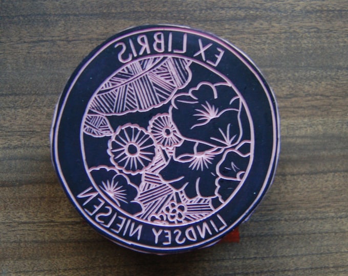 Custom Library Stamp 3 Inch Round Choose a Design | Etsy