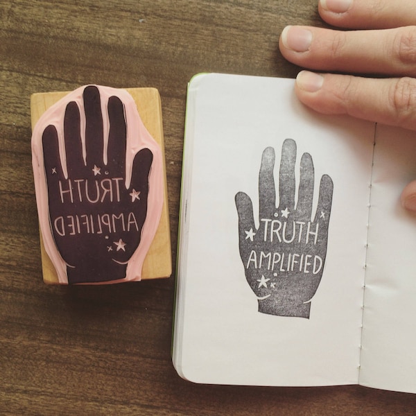 Hand Rubber Stamp - Etsy