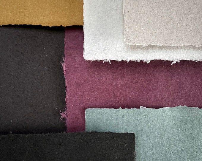 December Paper Parcel - Handmade Paper - Etsy