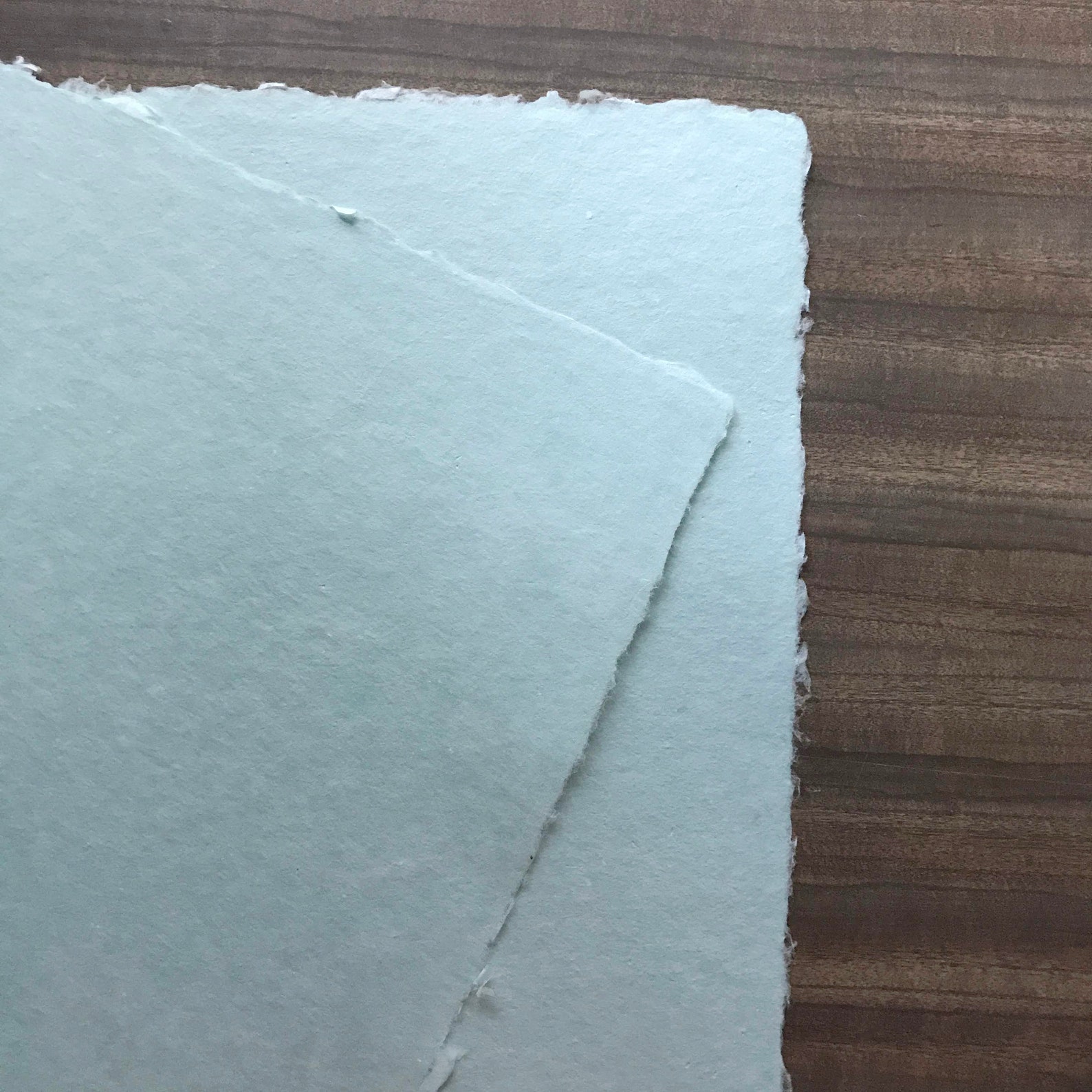 Handmade Paper 5x7 Celadon Mixed Media Fine Art Paper - Etsy