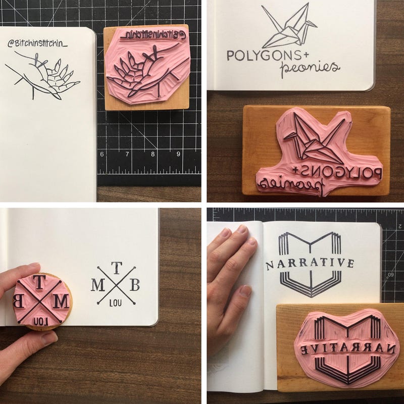 Hand Made Stamps - Etsy