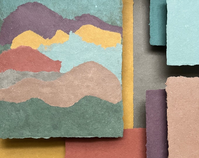 June Paper Parcel - Handmade Paper - Etsy
