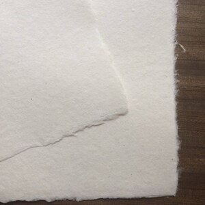 Thick Handmade Paper 11x14 - Natural Mixed Media Fine Art Paper - Etsy