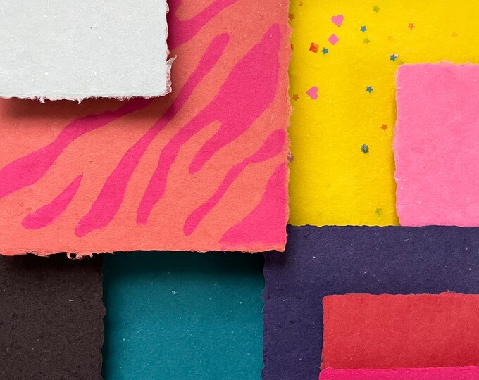 April Paper Parcel Handmade Paper - Etsy