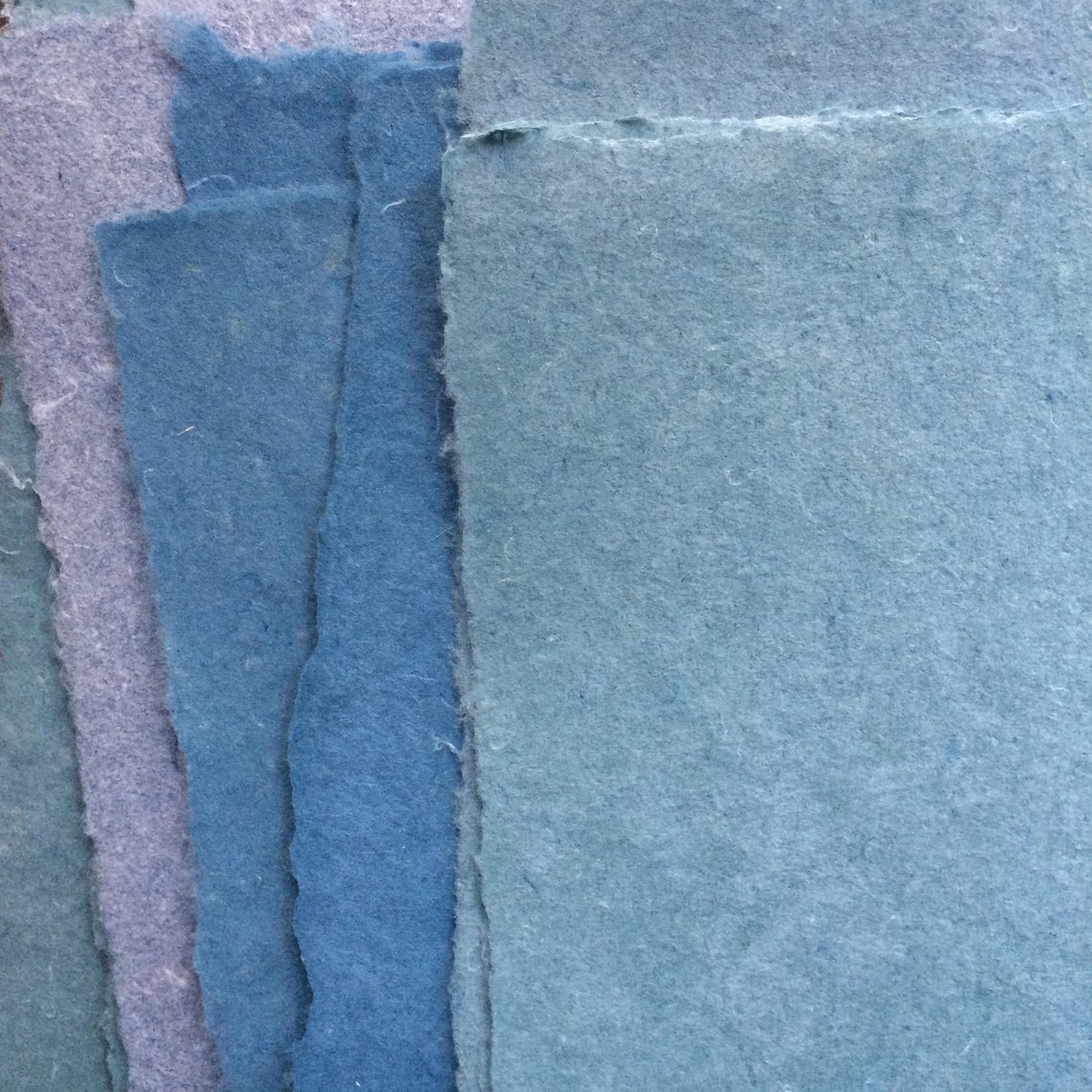 10 Sheets Small Handmade Paper Imperfect sheets 8x10 | Etsy