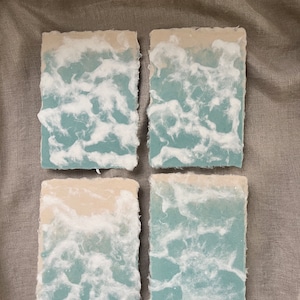 Wave Paper - Handmade Paper - Various Size - Ocean Beach Pattern - Etsy