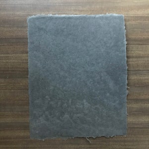 Handmade Paper 8x10 - Carbon Mixed Media Fine Art Paper - Etsy