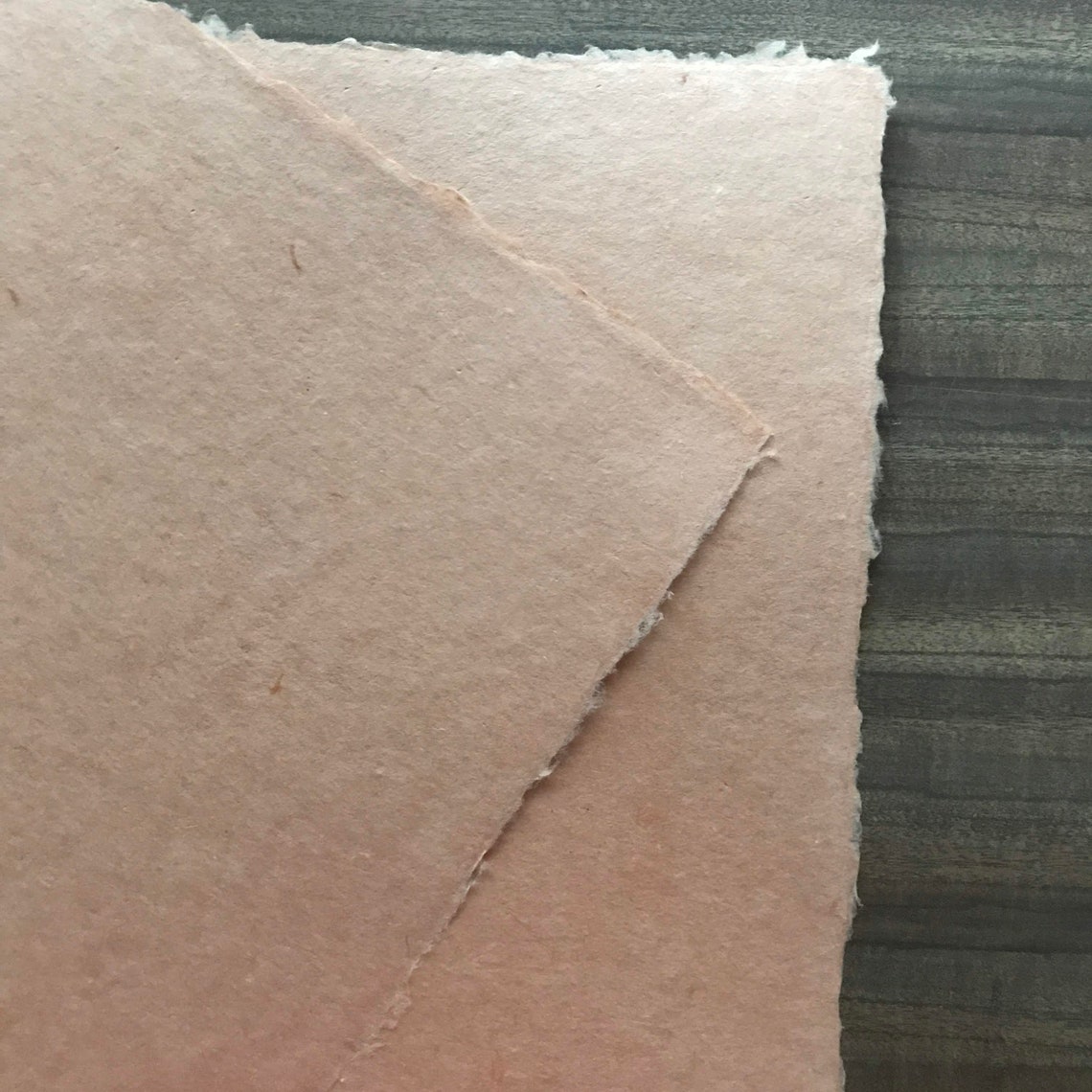 Handmade Paper 11x14 Terra Cotta Mixed Media Fine Art Paper | Etsy