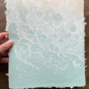 Wave Paper - Handmade Paper - Various Size - Ocean Beach Pattern - Etsy
