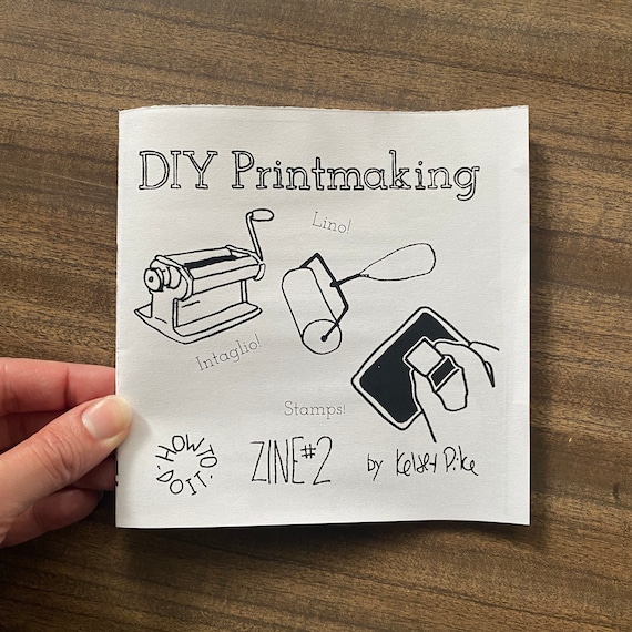 DIY Printmaking Zine How-to-do-it Zine 2 Instruction | Etsy