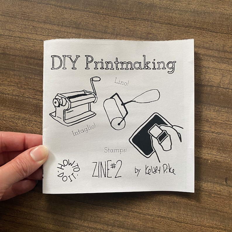 DIY Printmaking Zine How-to-do-it Zine 2 Instruction - Etsy Canada