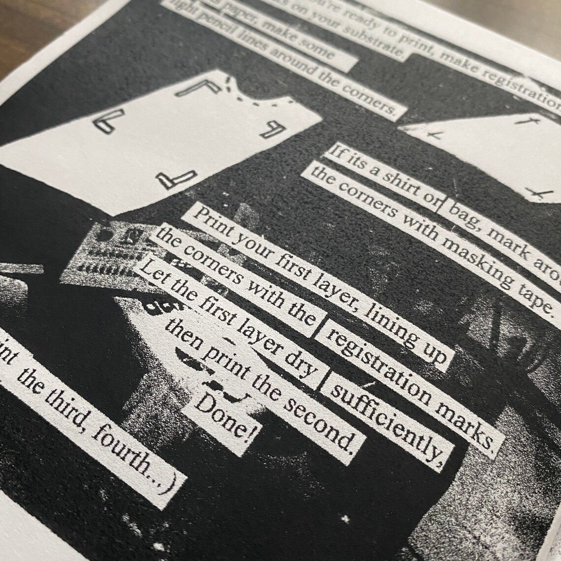 Screen Printing How-to-do-it Zine 4 - Instruction Manual for Silk ...