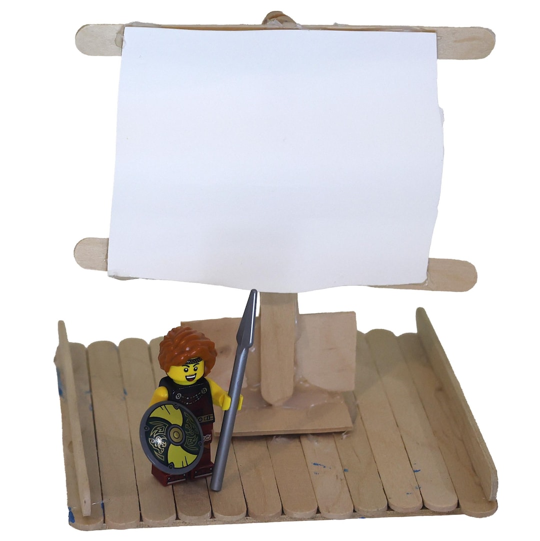 Popsicle Stick Fairy Raft Model for Figurine - Etsy