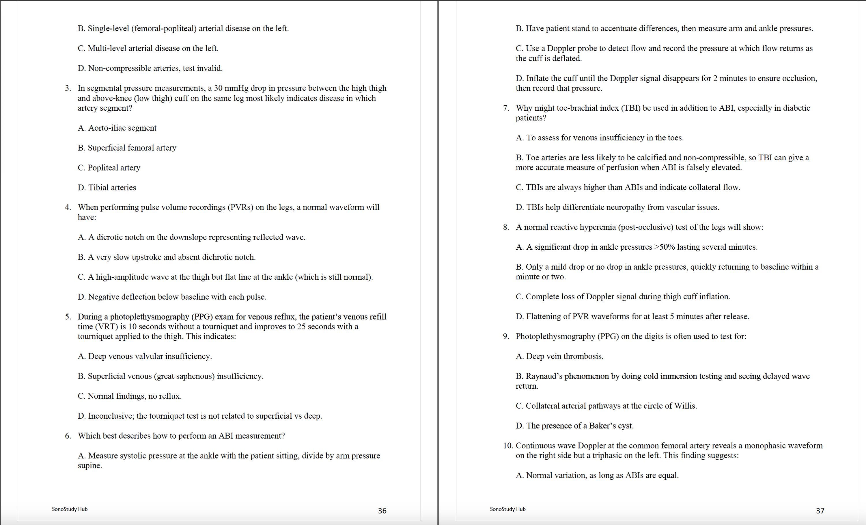 4-in-1 Ultrasound Study Guide Bundle | RVT + Abdomen + Ob/gyn + Spi ...