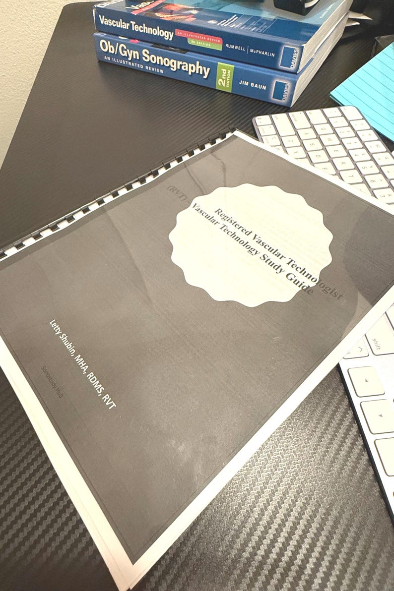 ARDMS RVT Vascular Ultrasound Board Study Guide – Physical Copy ...