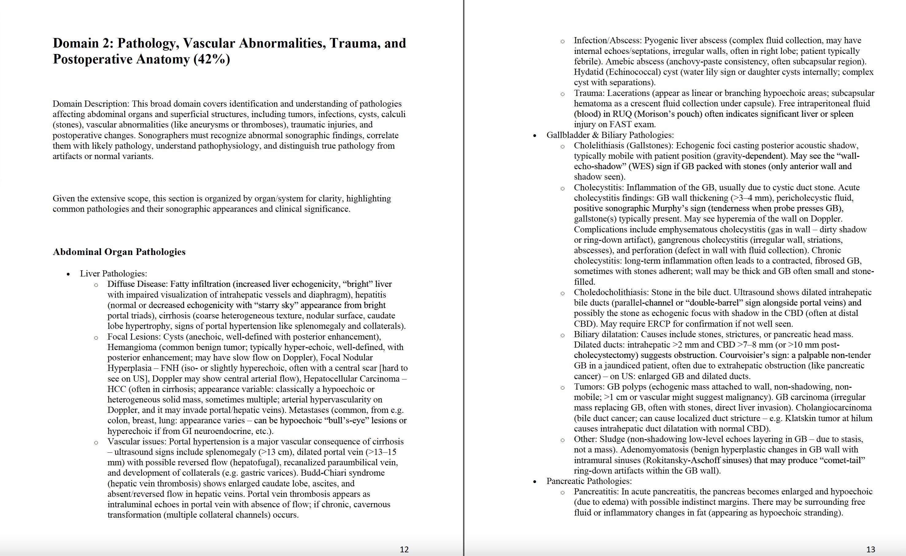 4-in-1 Ultrasound Study Guide Bundle | RVT + Abdomen + Ob/gyn + Spi ...