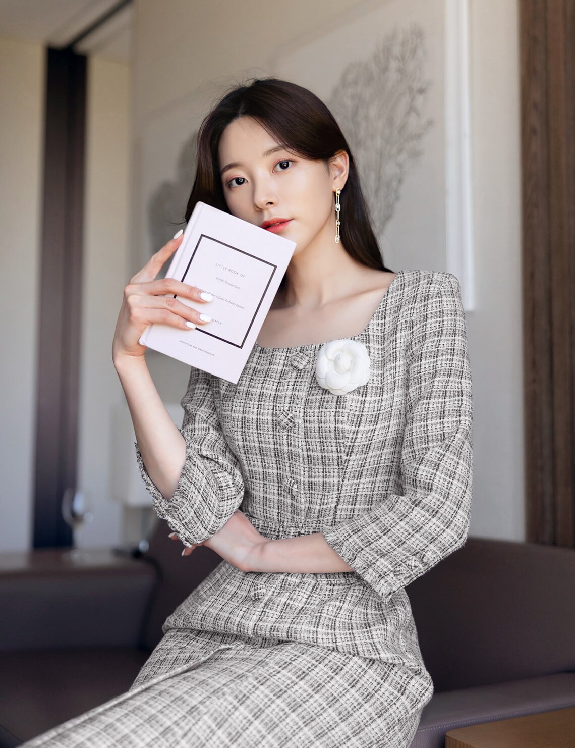 Elegant Feminine Semi-mermaid Tweed Dress / Korean Style Mini - Etsy