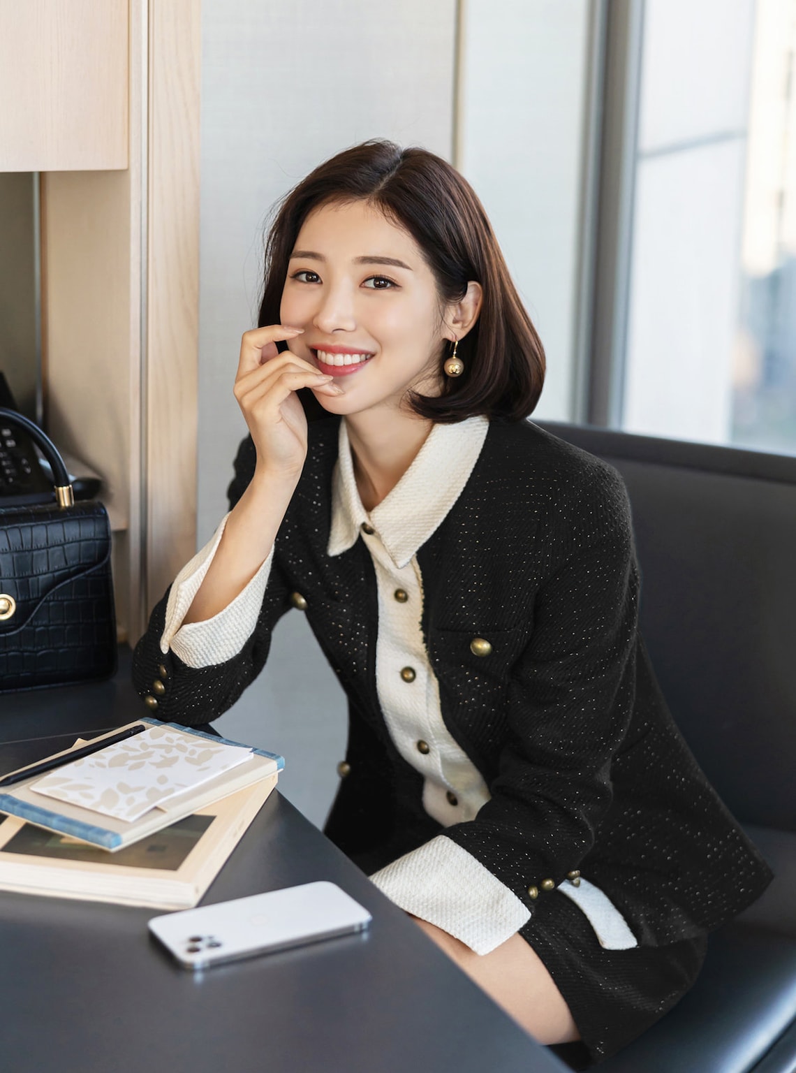 Elegant Tweed Jacket / Korean Style Classic Tweed Jacket - Etsy