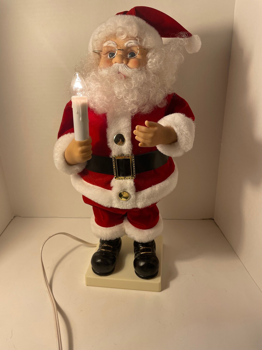 Vintage 1986 Telco Motionettes Of Christmas Santa Claus 20 Etsy