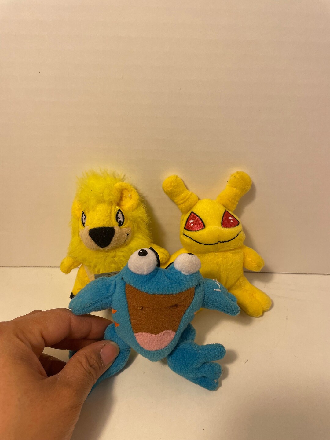 Vintage-collectible-2004-set of 3 Mcdonald’s Mini Plush Neopets-yellow ...