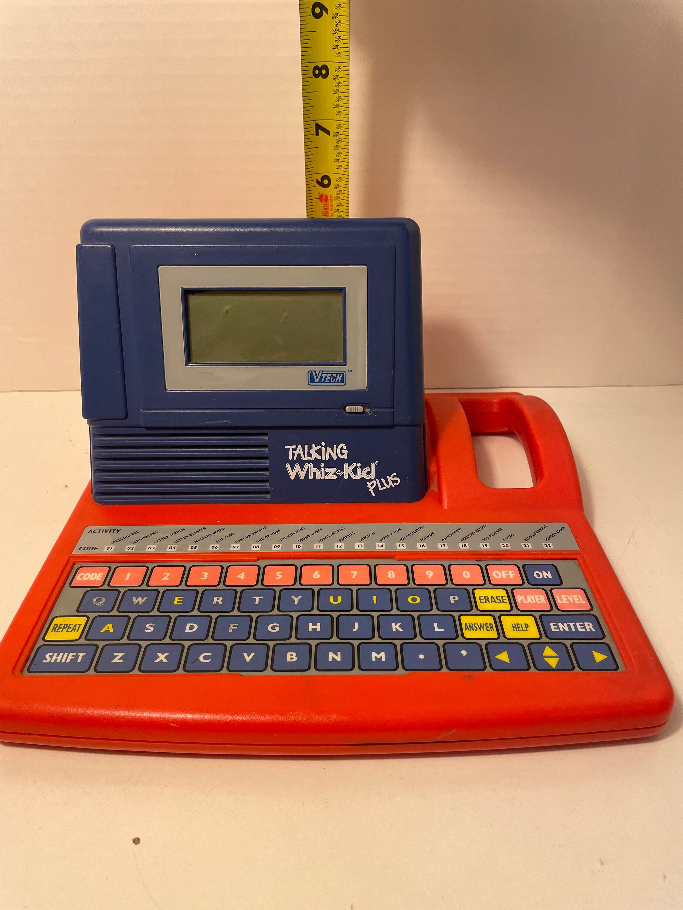 Vintage-1991-vtech Talking Whiz Kid Plus Laptop Toy Computer Game-no ...