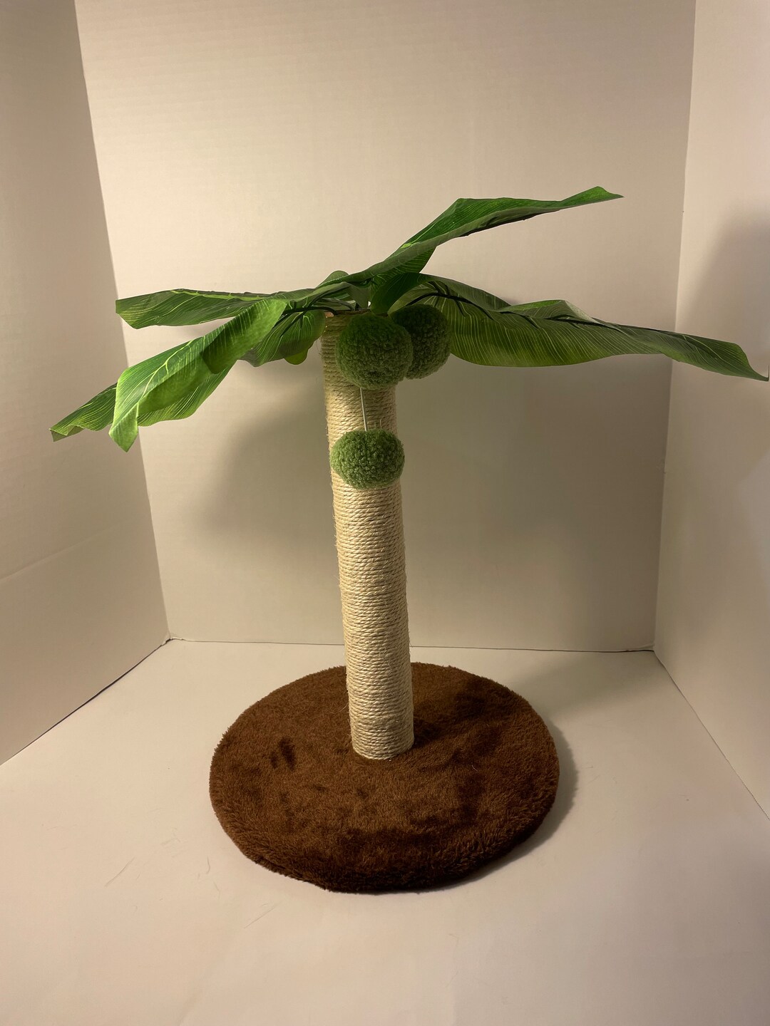 16” Tall Cat Palm Tree Shaped Scratching Post-unique-great/preowned ...